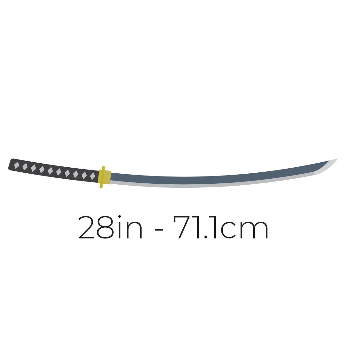 Katana: 28 Inch Curved Blade Saya - Swords For Sale