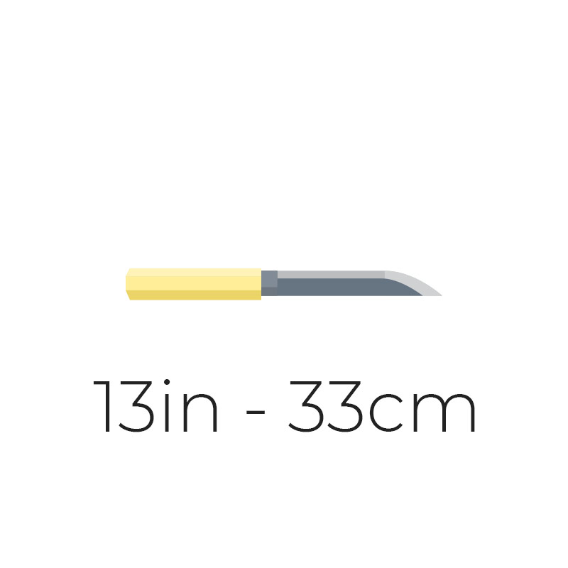 Tanto/Kanto: 13 Inch Curved Blade - Swords For Sale