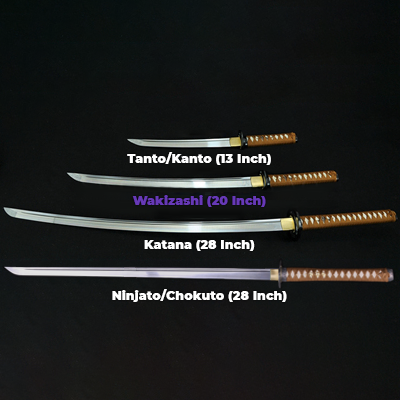 Wakizashi: 20 Inch Curved Blade Saya - Swords For Sale: Hand-Forged ...