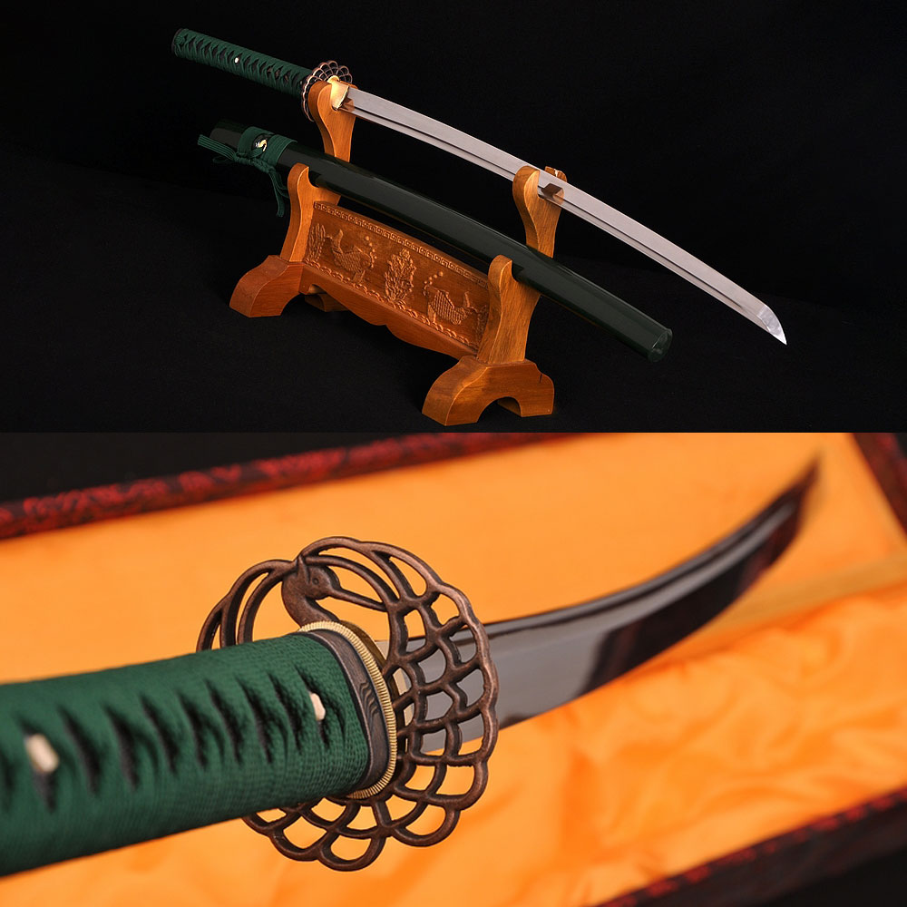 Green Katana - Swords For Sale: Hand-Forged Samurai & Ninja Swords