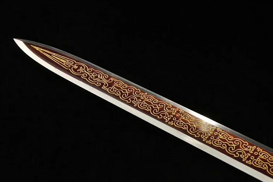 1095 Folded & Clay-Tempered Steel Yong Le Emperor Jian Sword
