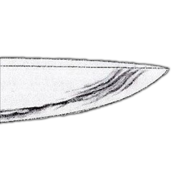 Hakikake (Brushstroke) Boshi - Swords For Sale: Hand-Forged Samurai ...