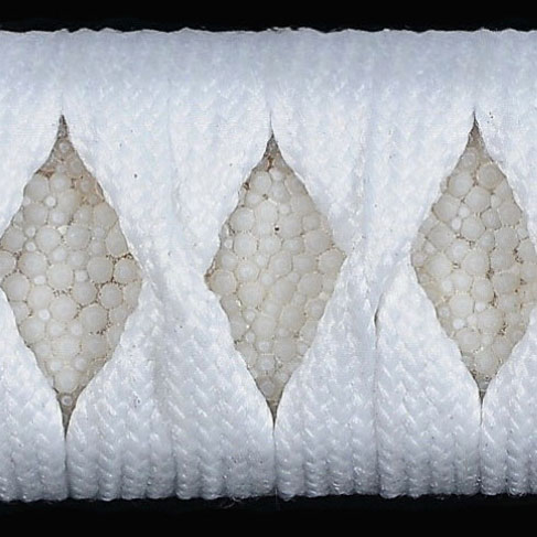 White Leather Handle Wrap/Ito for Katana Tanto Wakizashi Sword