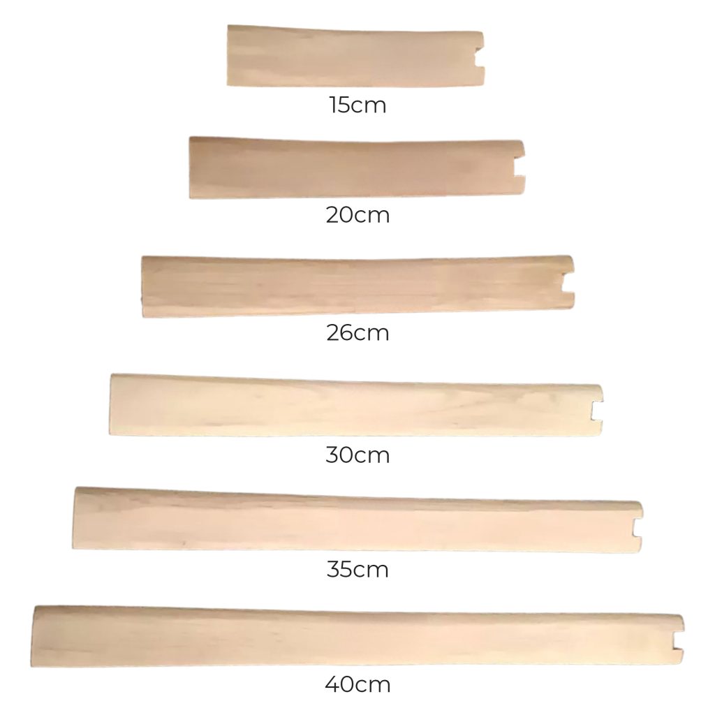 Handle (Tsuka-Ito) Wood Core for Japanese Sword - Five Sizes