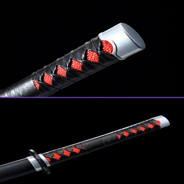 Demon Slayer Sword Black Ronin Samurai Sword - Carbon Steel Japanese ...