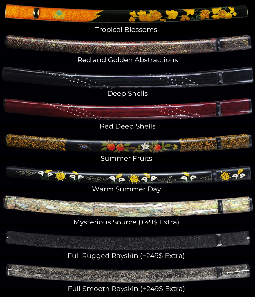 Saya (Scabbards) for Japanese Swords - Swords For Sale