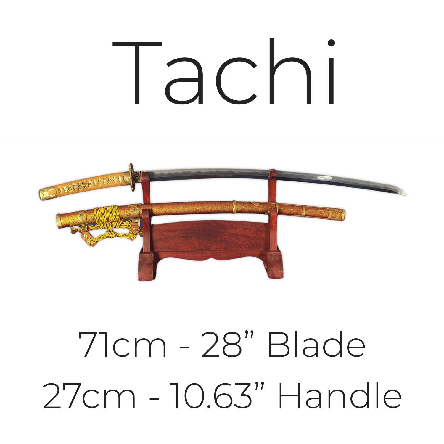 Custom Tsuka Handle - 5 Sizes for Japanese Swords